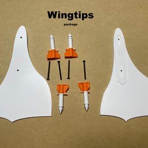 Eflite Extra 300 / 300sc Rc Airplane Wing Tips, Winglets - Etsy