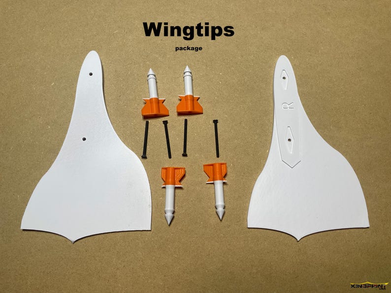 Eflite Extra 300 / 300sc Rc Airplane Wing Tips, Winglets - Etsy