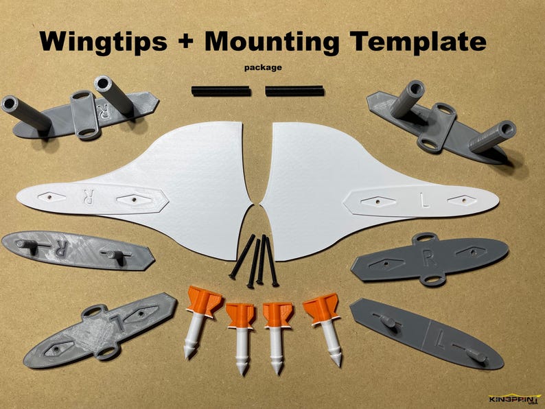 Eflite Extra 300 / 300sc Rc Airplane Wing Tips, Winglets - Etsy