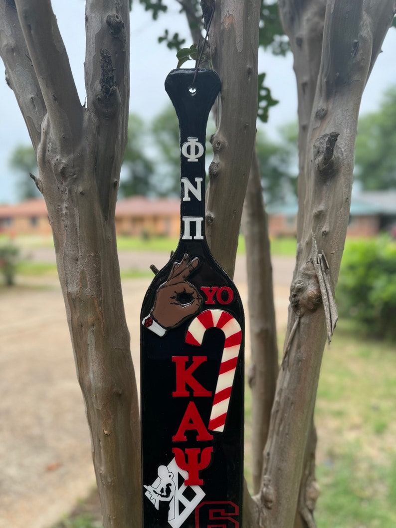 Handcrafted Custom Sorority or Fraternity 22 Inch Paddle Hand Painted ...