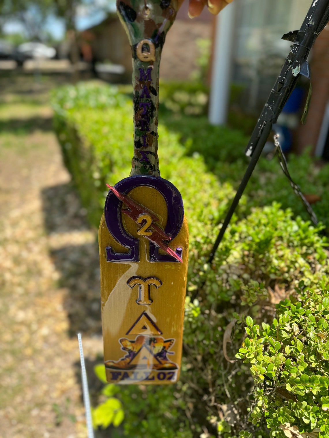 Handcrafted Custom Sorority or Fraternity 22 Inch Paddle/ Greek Paddles ...