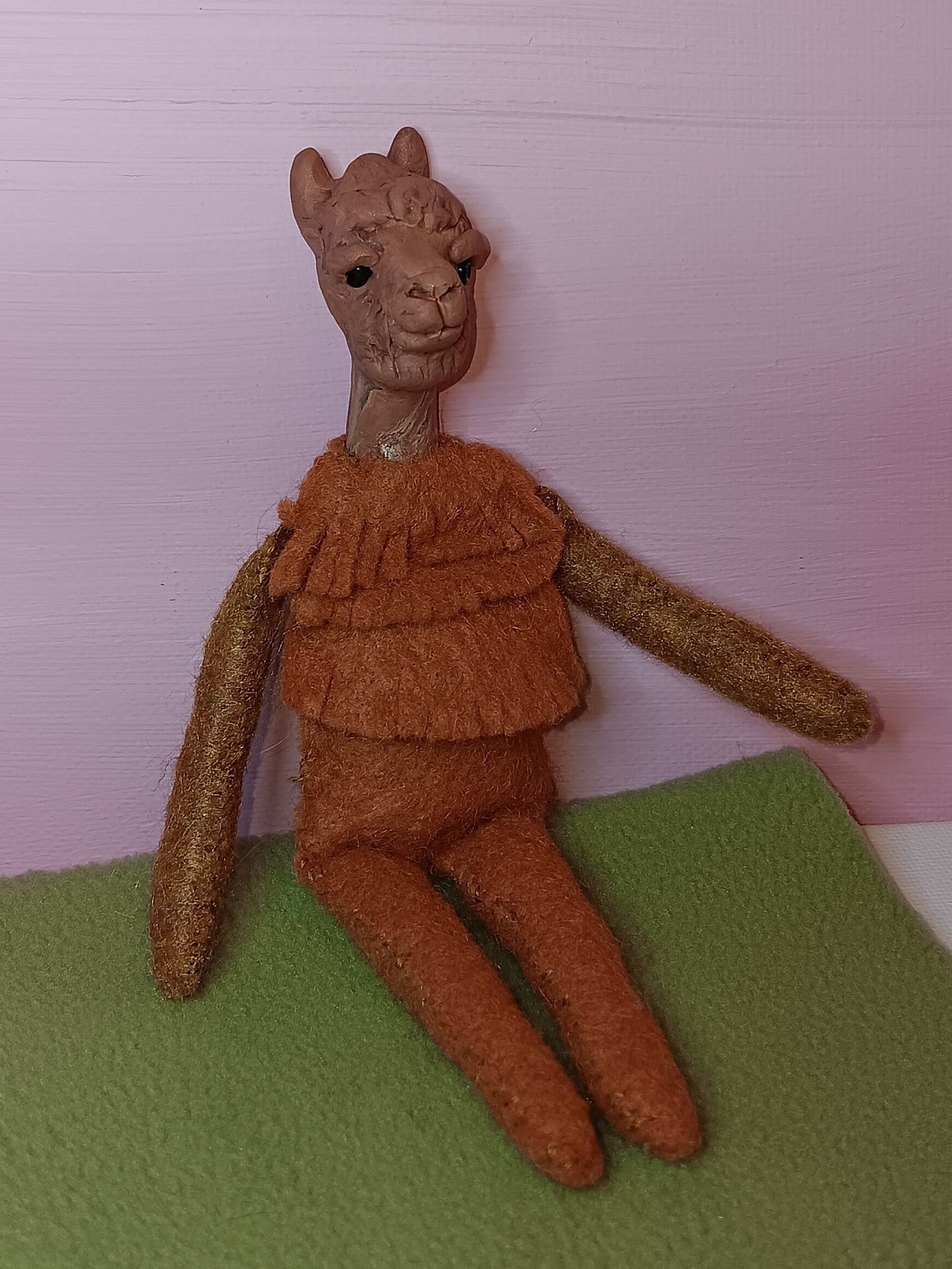 Miniature Alpaca Doll - Etsy