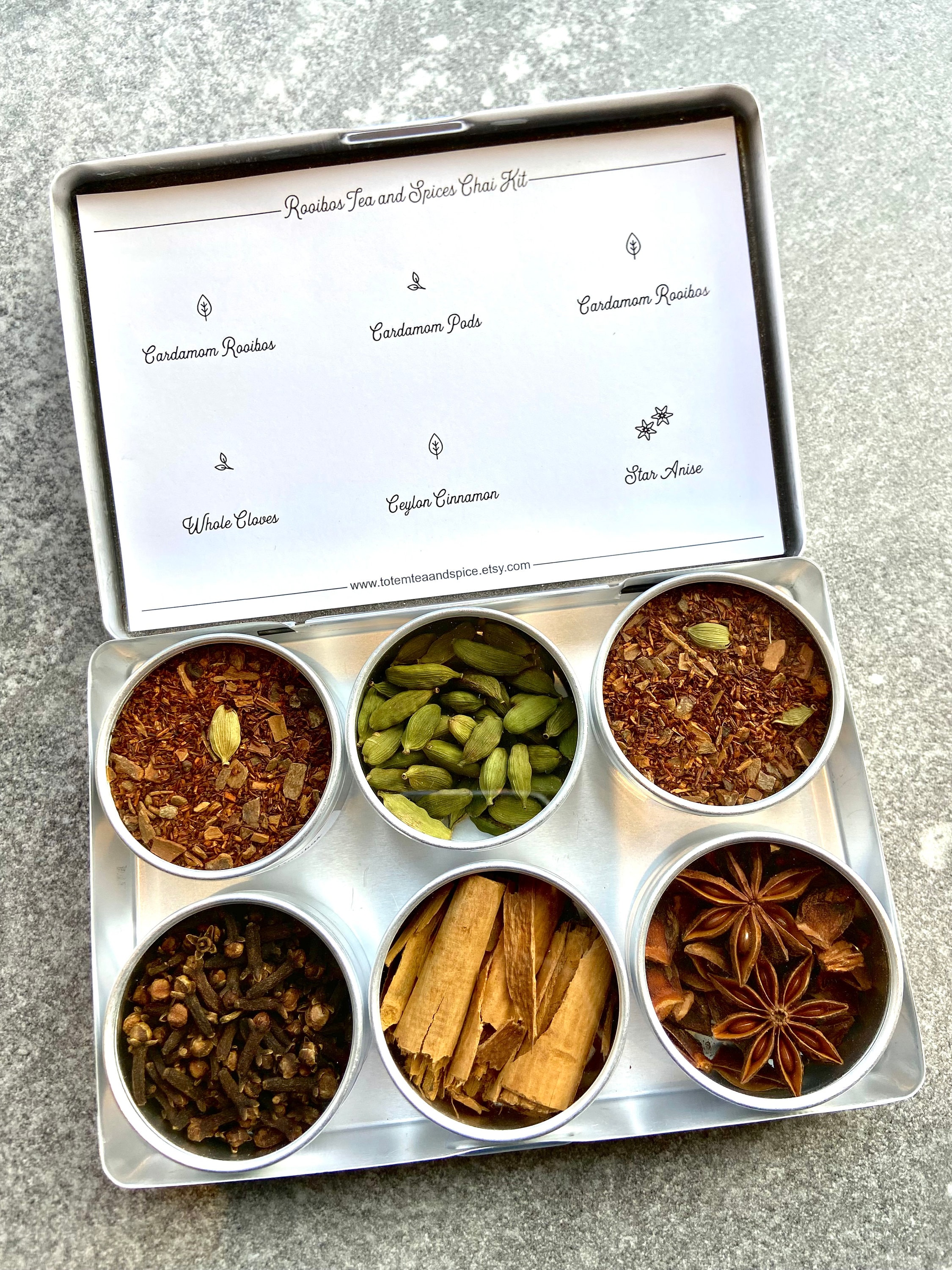 DIY Chai Kit With Rooibos Tea. Caffeine Free Chai You Can Make at Home ...