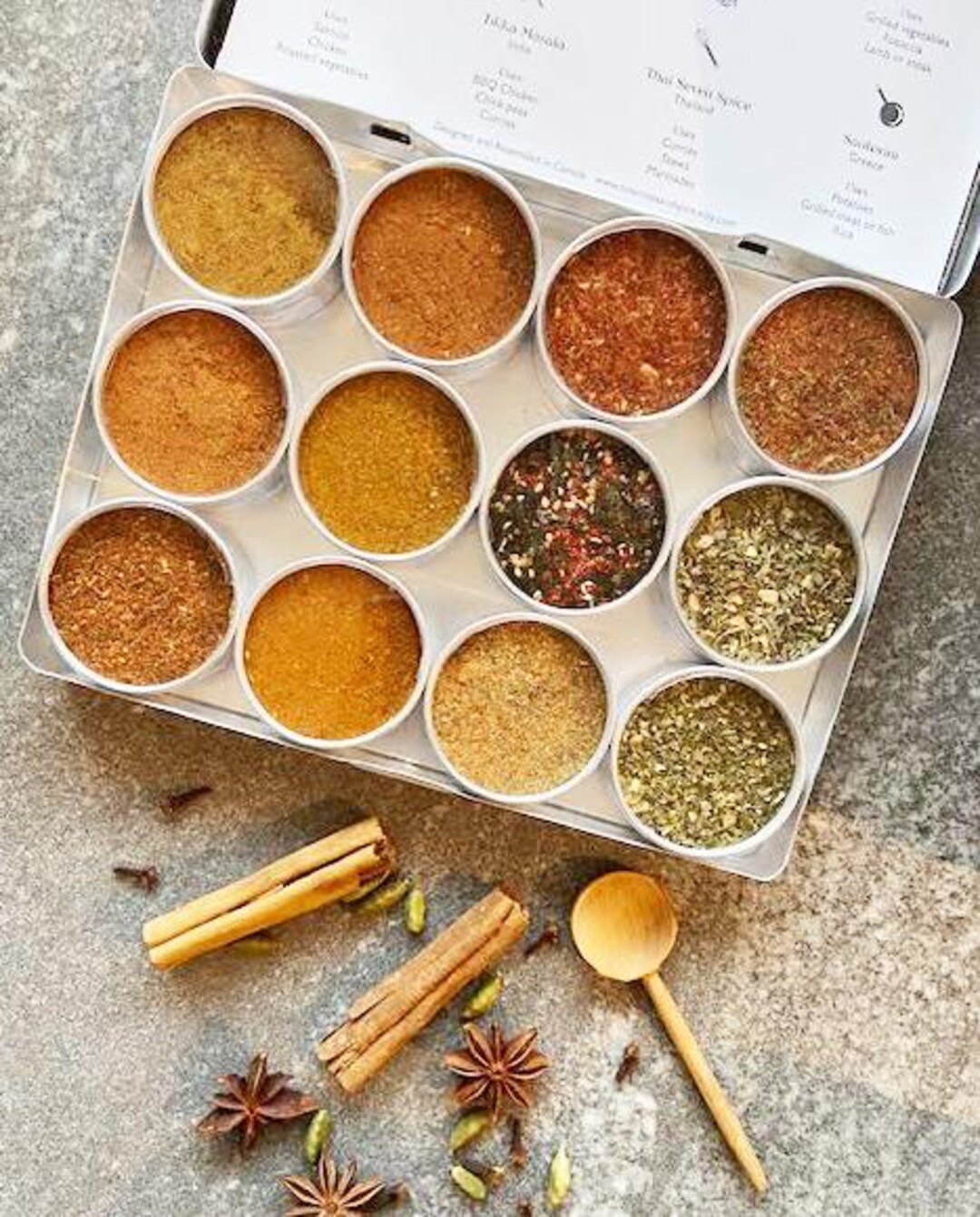 Global Spice Kit: 12 World Flavors, Gourmet Foodie Gift - Etsy