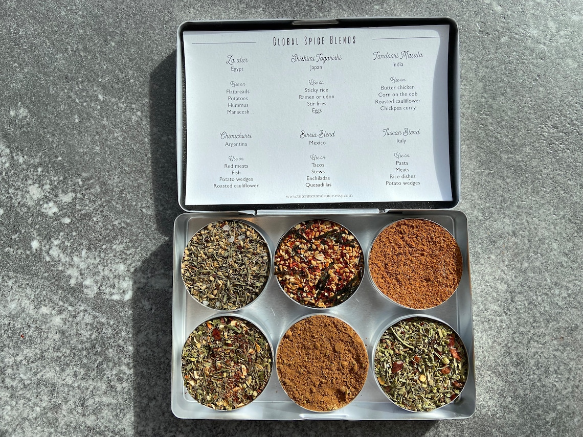 Global Blends Spice Kit. Favorite Flavors From Around the World. - Etsy