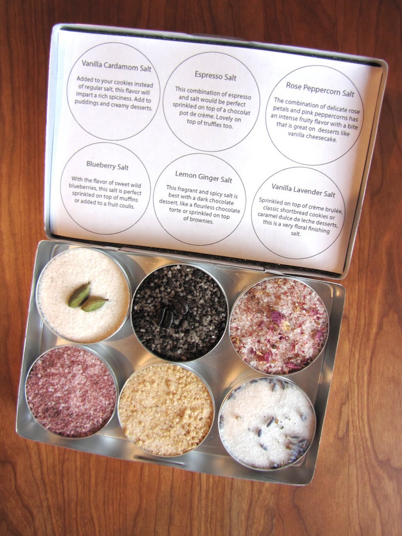 Baking Dessert Salts Kit - Gift for the Baker - Etsy