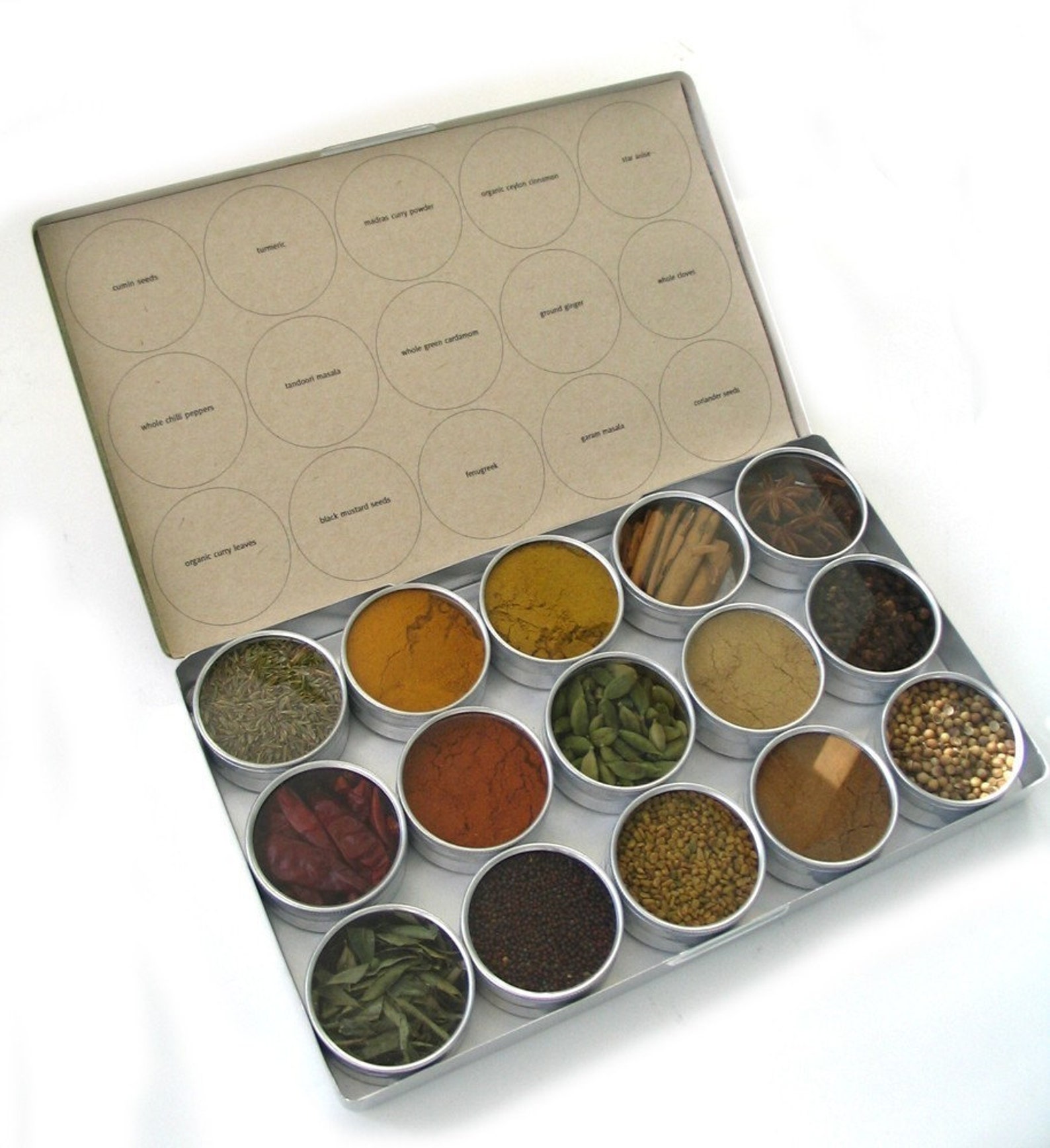 Indian Spice Kit Set of 15 Recipes Included. the Flavors - Etsy