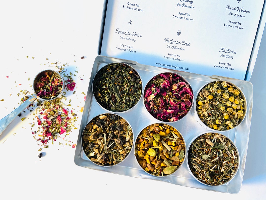 Organic Tea Sampler Gift Set: Fair Trade Self Care Kit - Etsy