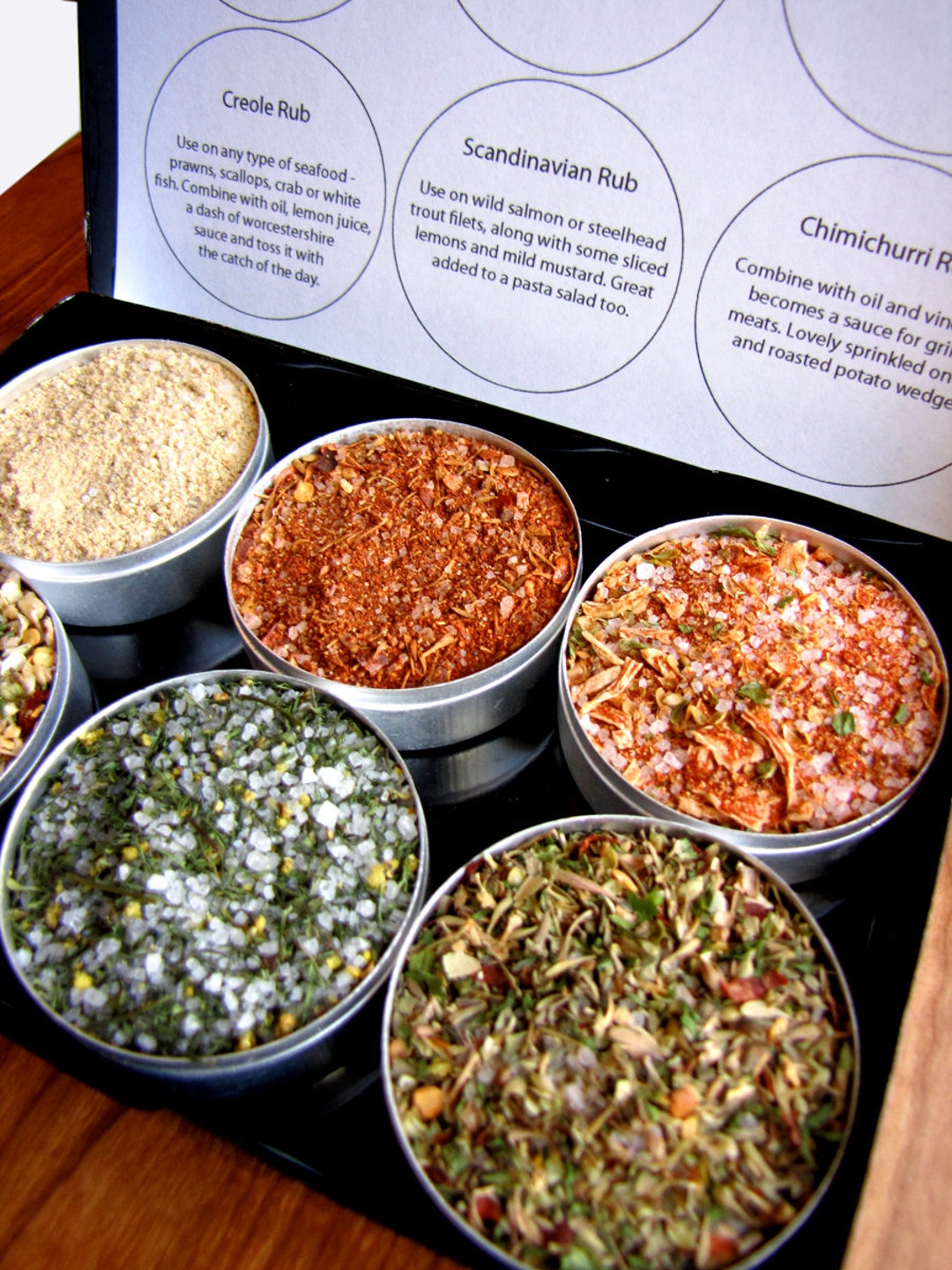 Gourmet Seafood Rub Kit: BBQ Grilling Gift Set - Etsy