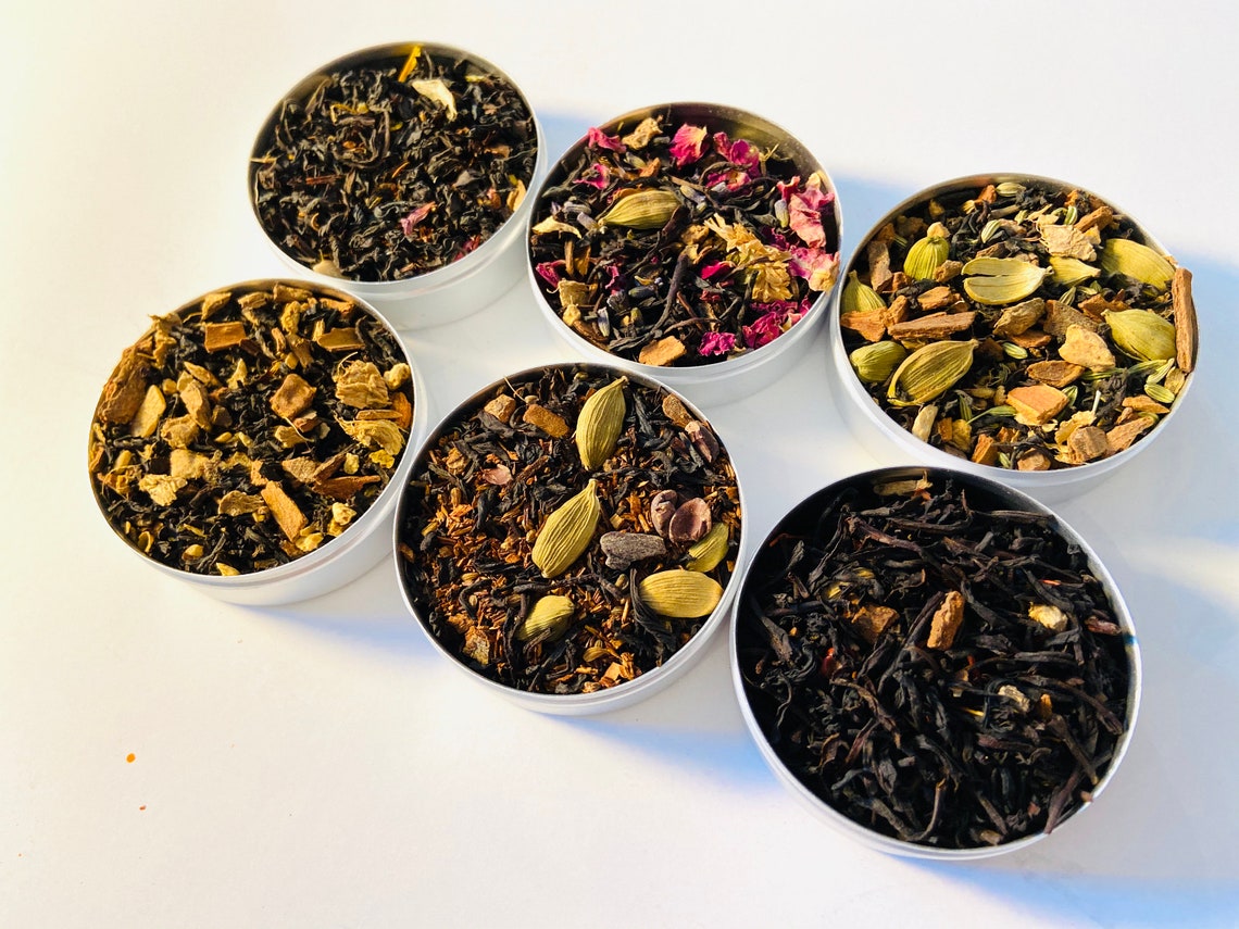 Chai Tea Blends in a Gift Box, Organic and Fair Trade Teas and ...