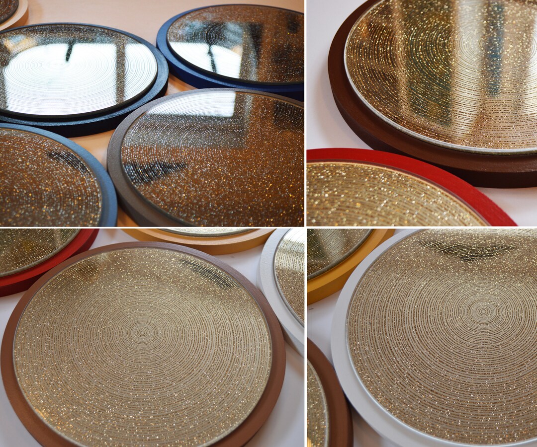 Gallery Wall Set Art Large Abstract Maximalist Mirror Concentric ...