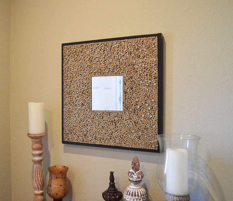 Handmade Original Bullet Art Mirror Made With 100s of Empty Handgun ...