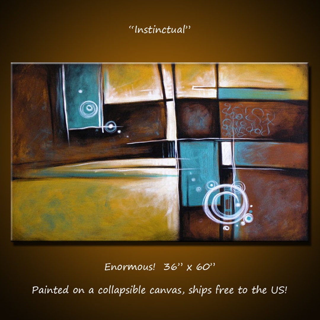 Large Huge Art Abstract Painting Original Wall Decor Contemporary ...