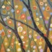 Large Original Hand-painted Triptych Landscape Trees Canvas Painting ...