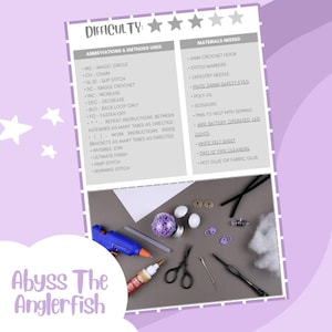 Abyss the Anglerfish Lamp Amigurumi Crochet PDF Pattern - Digital ...