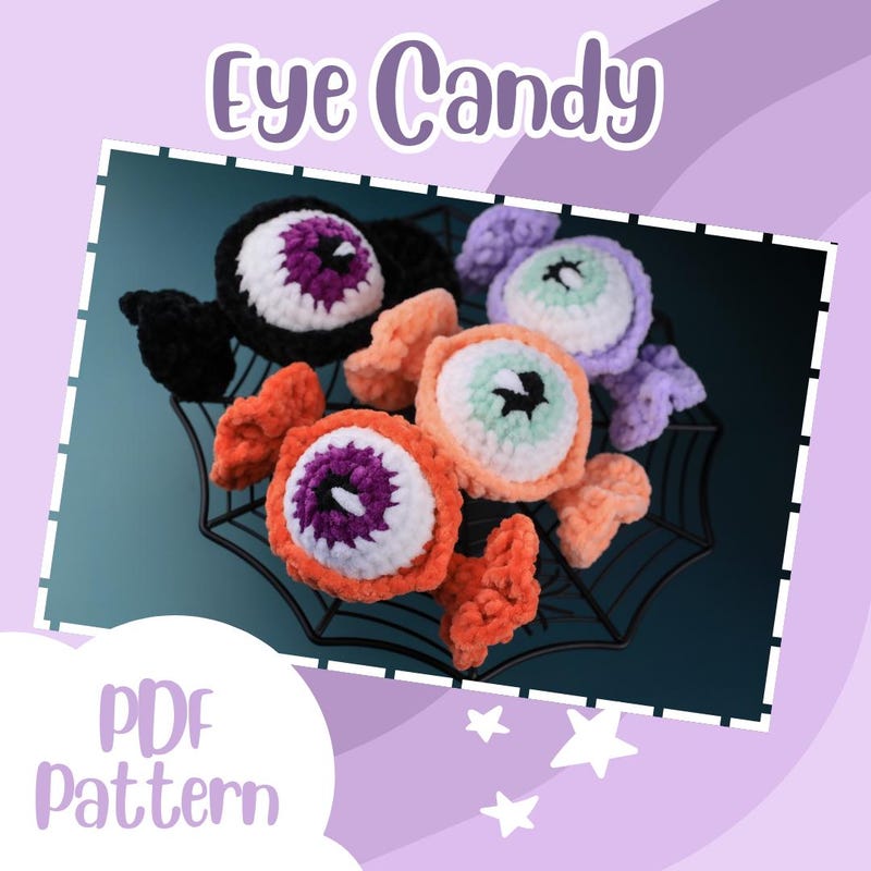 Crochet Keychain Eye - Etsy