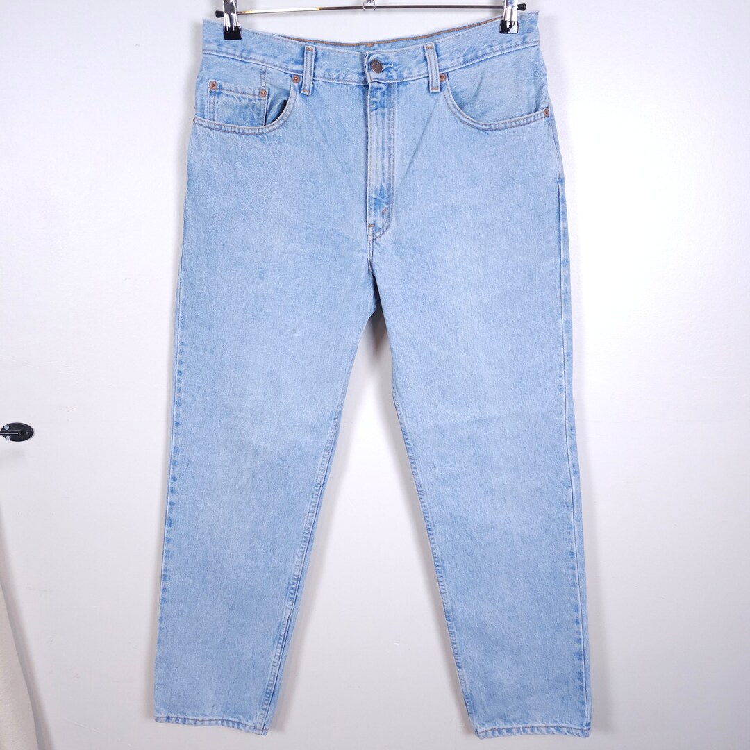 LEVI'S 504 Jeans W34xl32 Blue Regular Fit Straight Leg Denim 00's ...