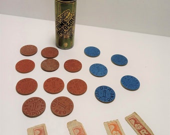 LITKO Target Tokens Red 10 - Etsy