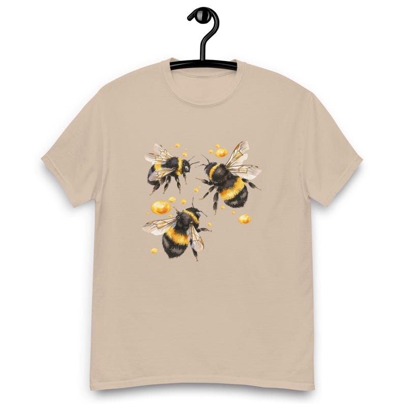 Bumblebee Trio T-shirt Nature-inspired Design Tshirt - Etsy
