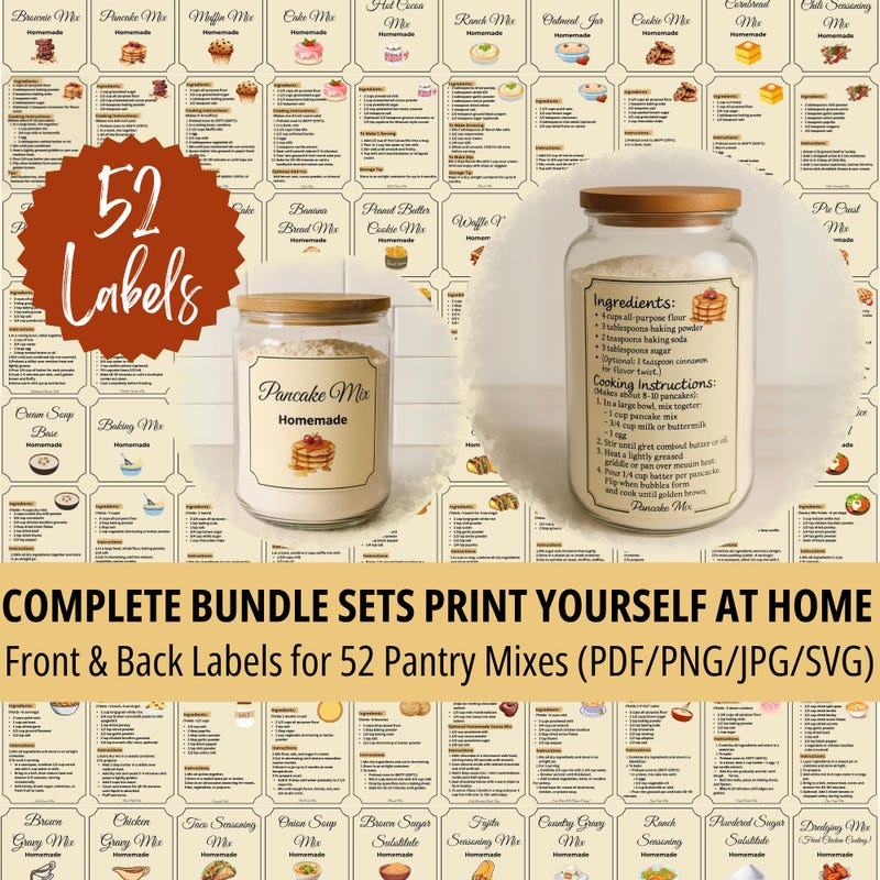 Pantry Sticker Custom - Etsy