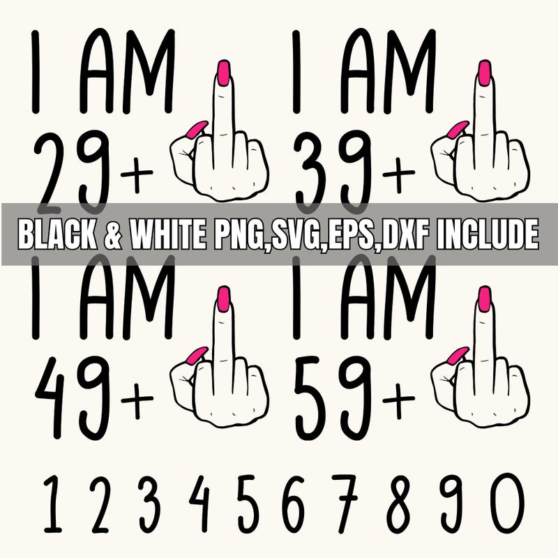 Mans Middle Finger Svg - Etsy