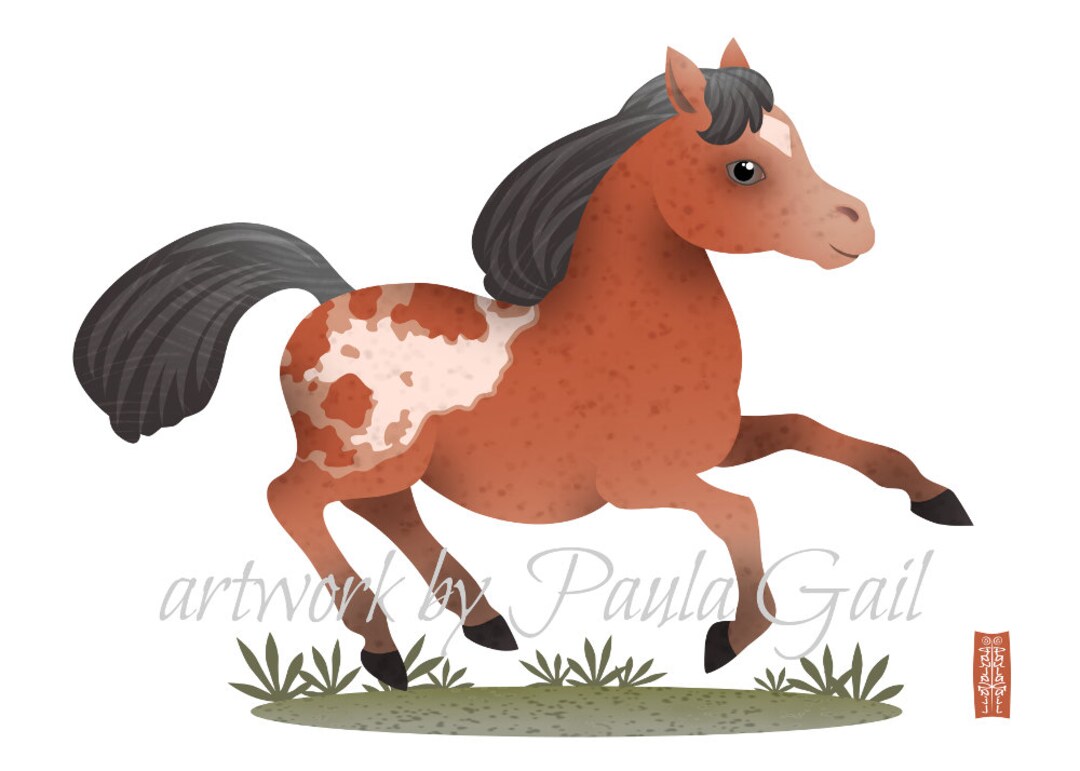 Prancing Pony Printable Art - Etsy