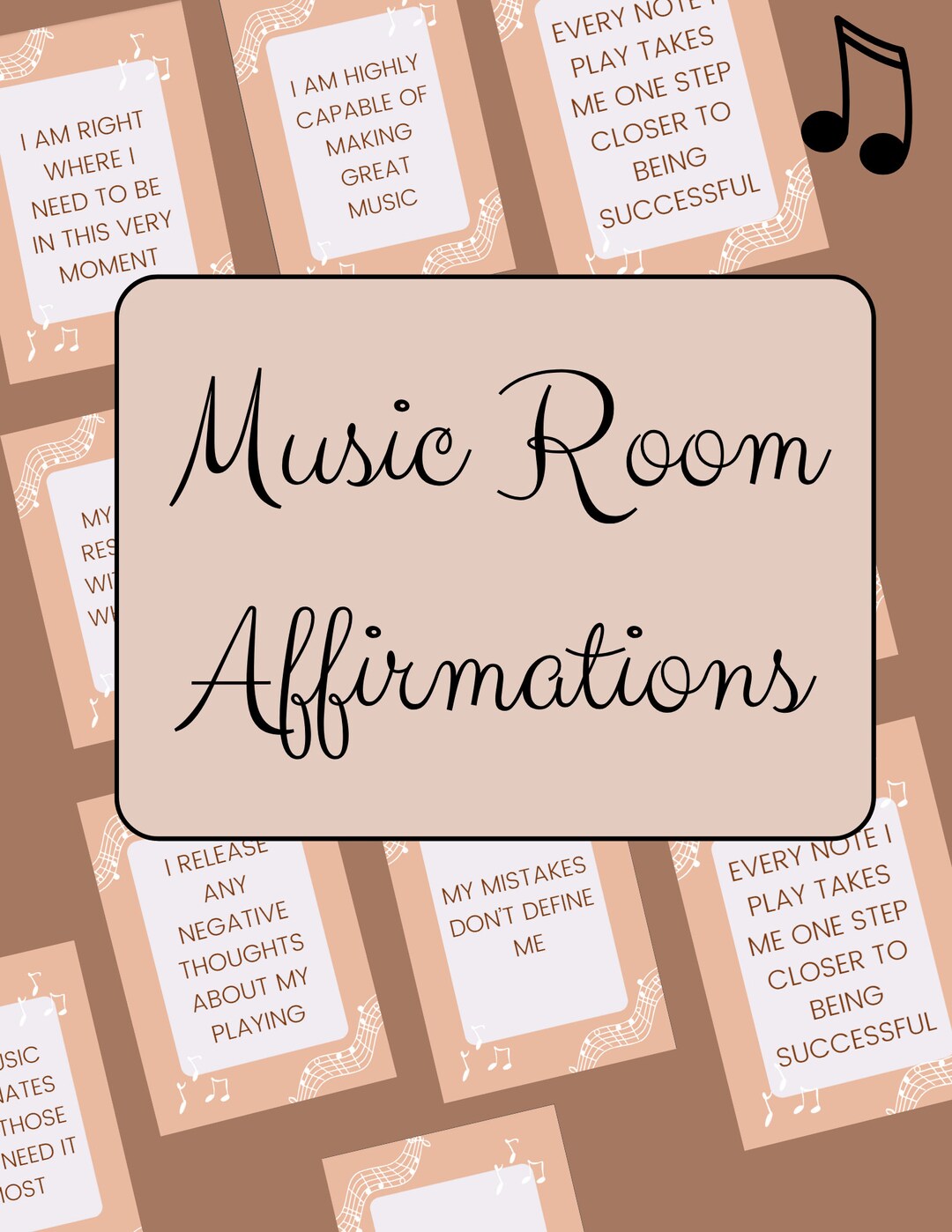 Music Classroom Affirmation Posters - Etsy