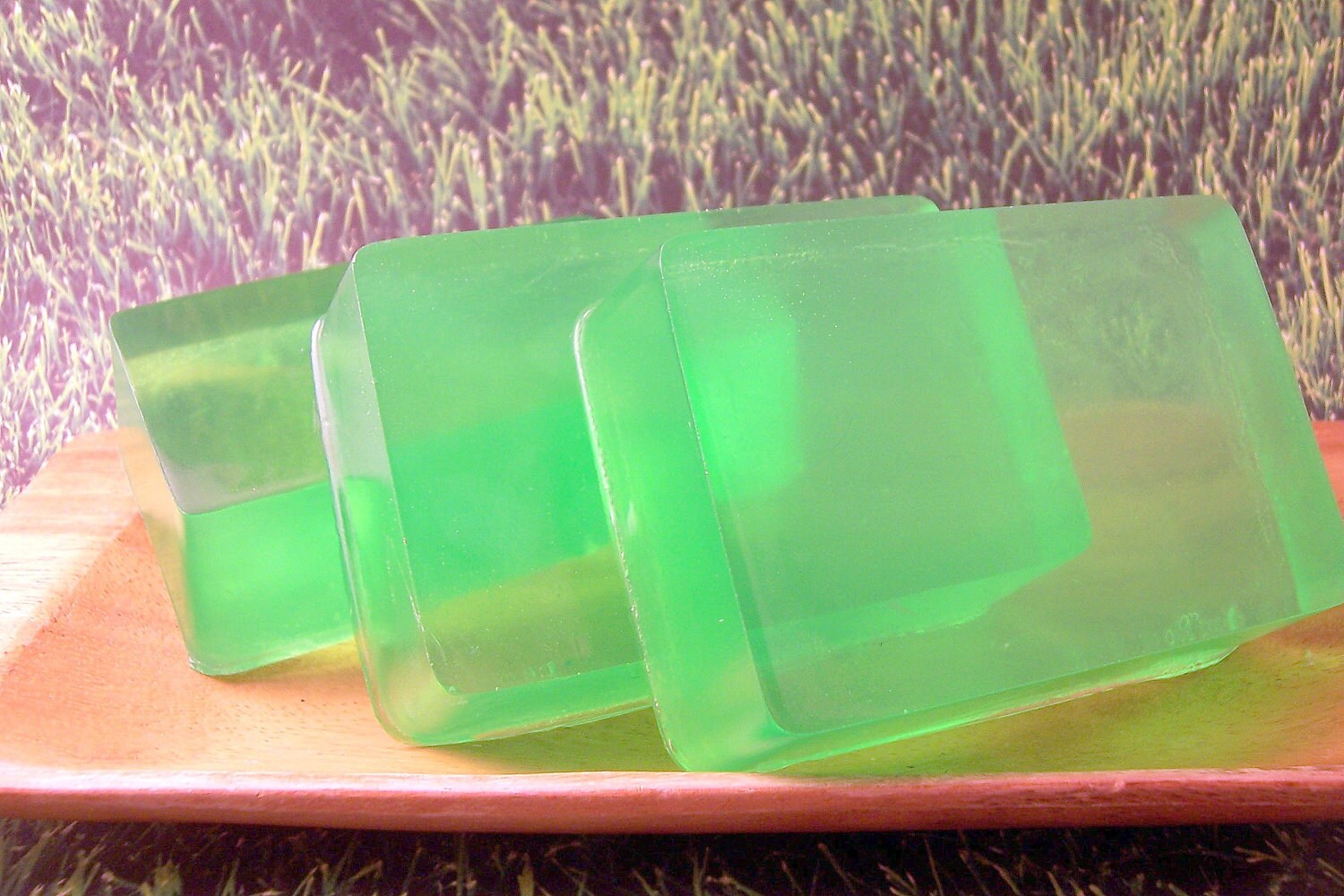 Fresh Cut Grass Soap Glycerin Soap Bar | Etsy