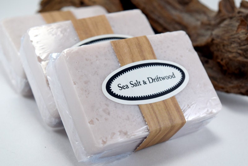 Sea Salt and Driftwood Soap Sea Salt Soap Bar | Etsy