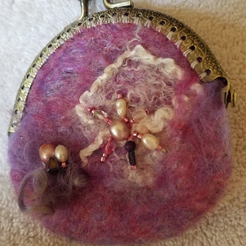 Wet Felted Purse - Etsy