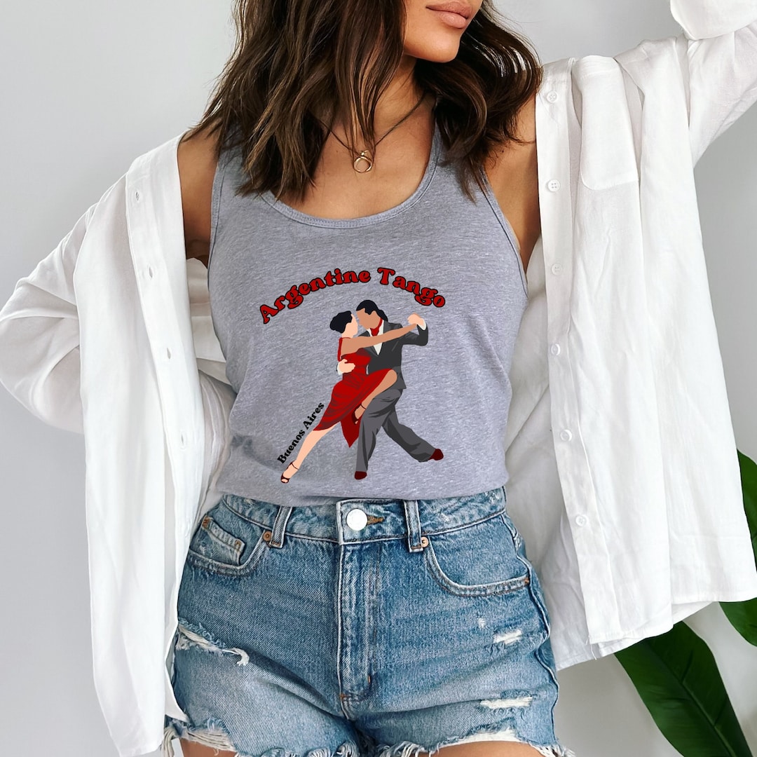 Argentine Tango Racerback Tank Top Buenos Aires Argentina Dancers ...