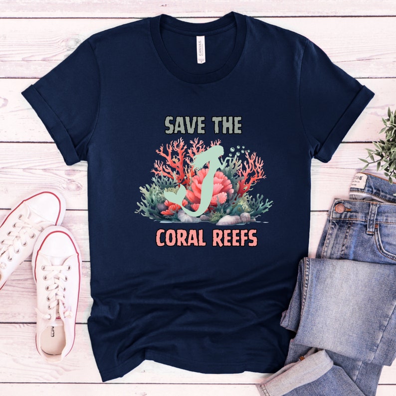 Save the Coral Reefs T-shirt World Ocean Day Earth Day - Etsy
