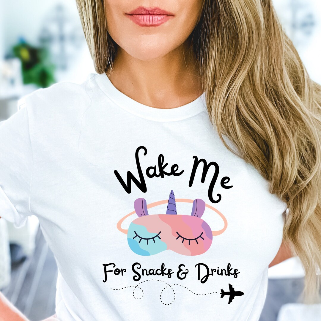 Wake Me for Snack and Drink, Fun Aviation Geek Airline Airplane Flight ...