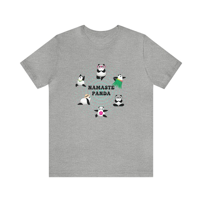 Namaste Panda T-shirt Kawaii Cute Yoga Yogini Panda Shirt Gift for Yogi ...