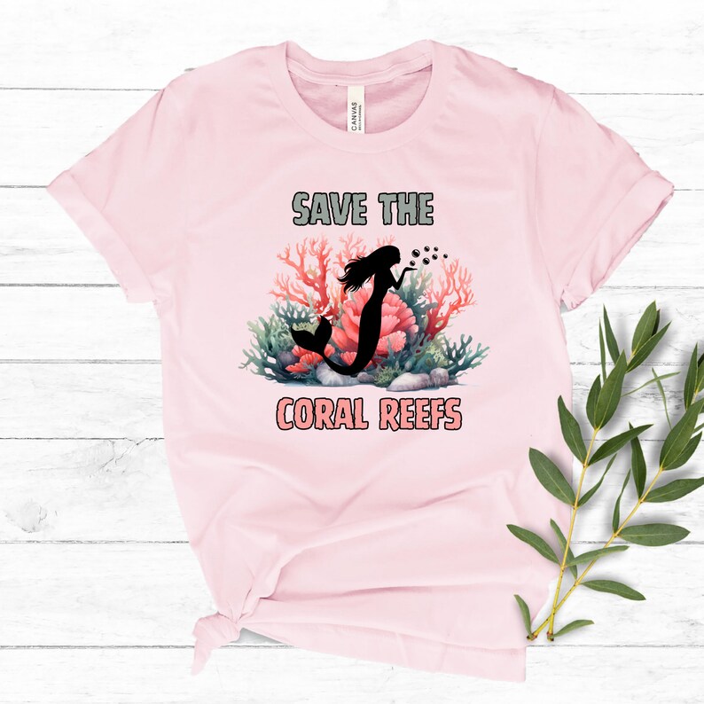 Save the Coral Reefs T-shirt World Ocean Day Earth Day - Etsy