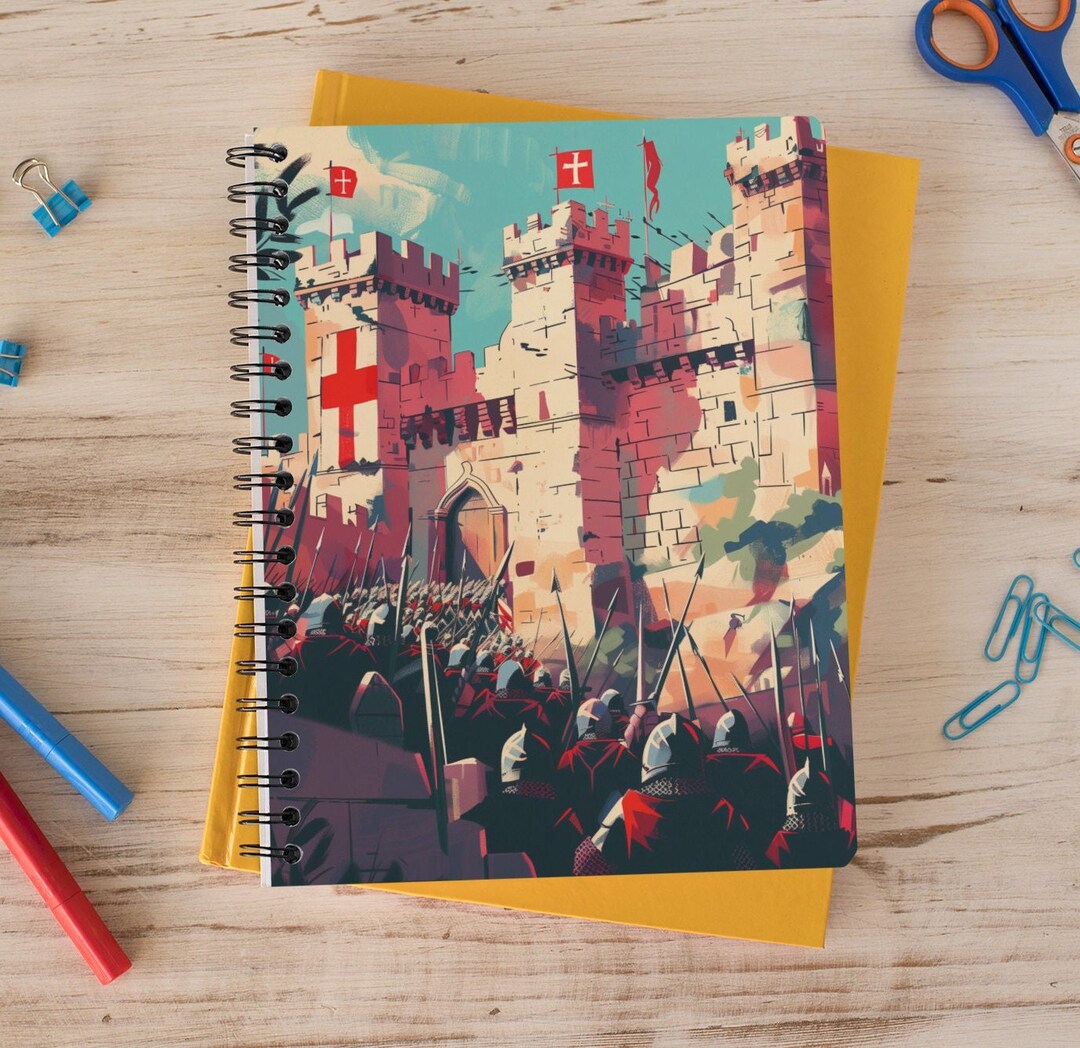 Medieval Castle Banners Spearmen Enemy at the Gates War Ruled Line ...