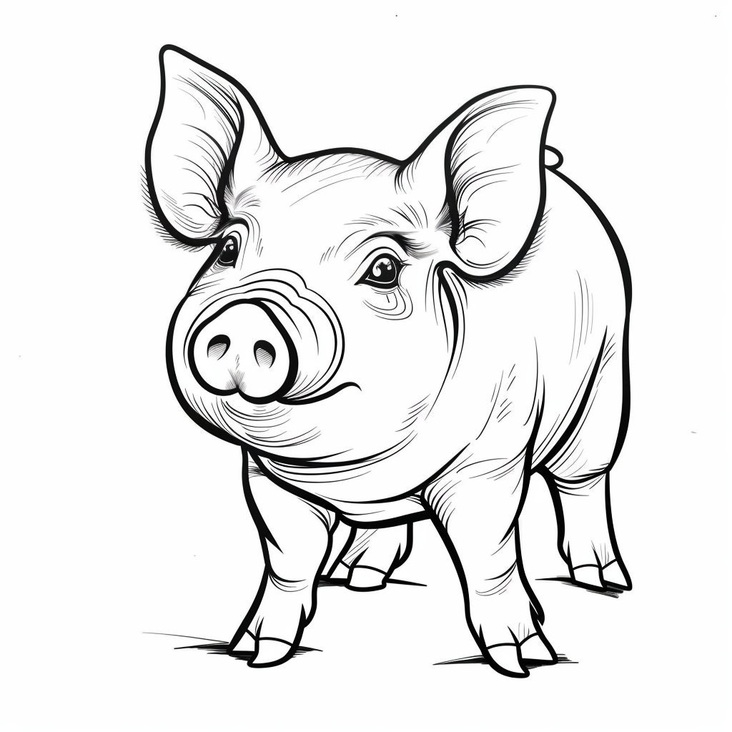 50 Animal Coloring Pages for Kids 2-printable Coloring Book - Etsy
