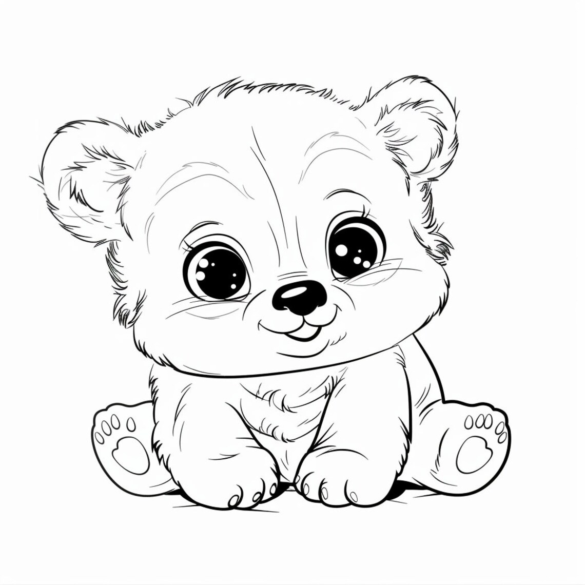 50 Animal Coloring Pages for Kids 2-printable Coloring Book - Etsy