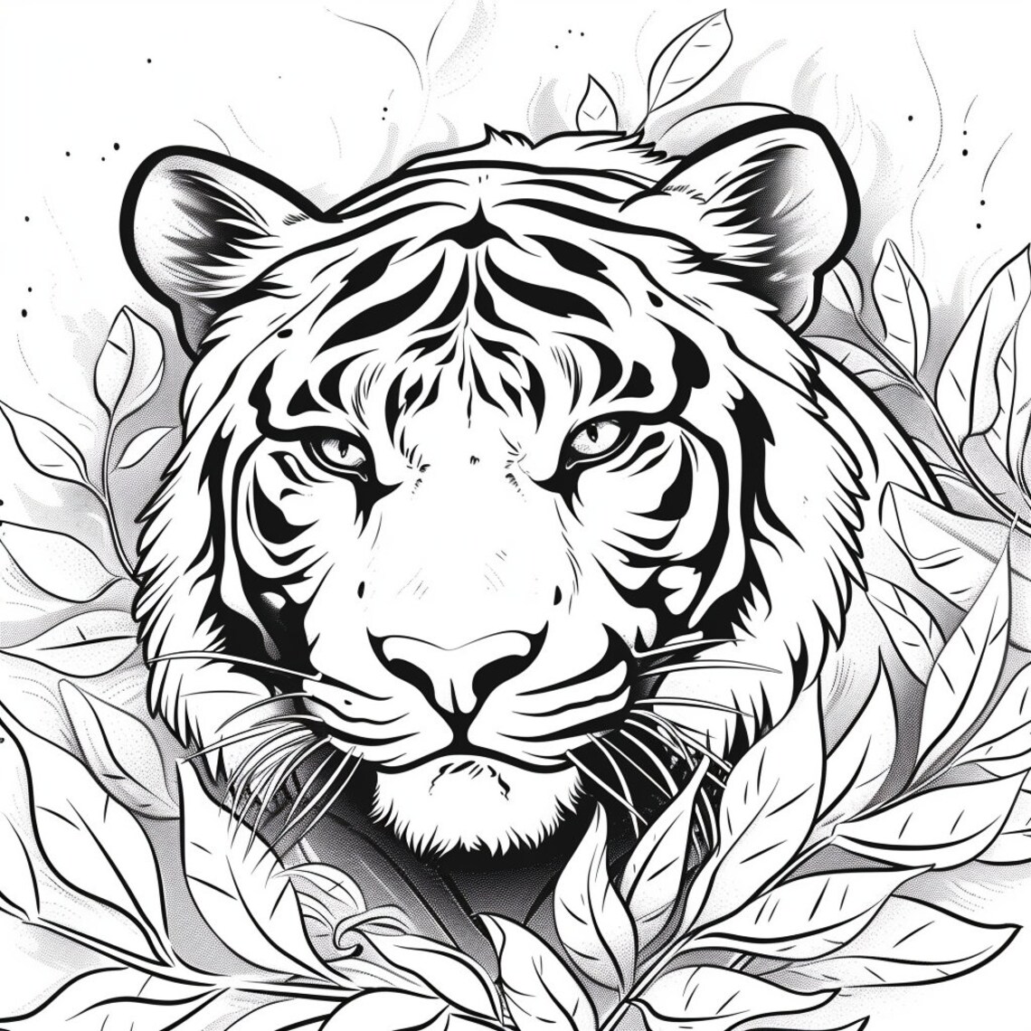 50 Animal Coloring Pages for Kids 2-printable Coloring Book - Etsy