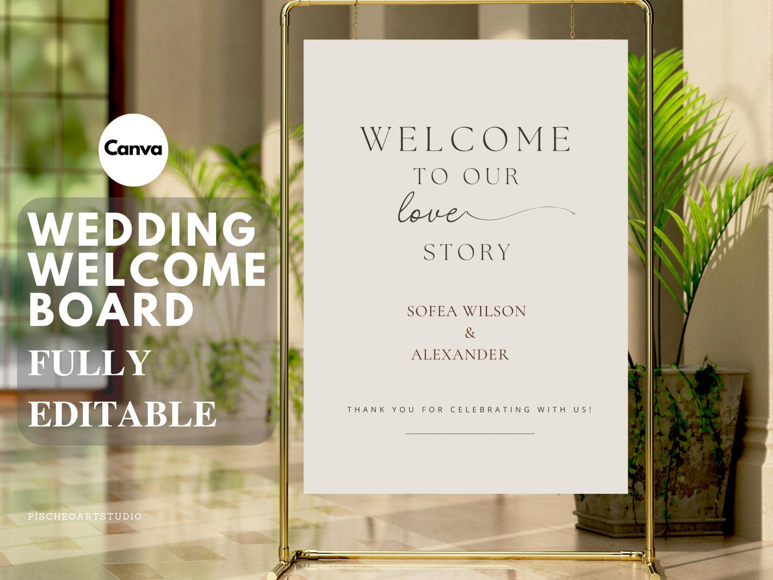 Editable Wedding Welcome Sign Template, Wedding Welcome Sign, Wedding ...