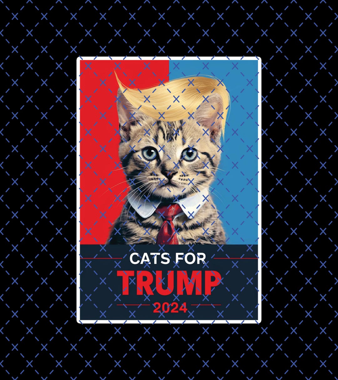 Cats for Trump 2024 Png, Cats for Trump Files for Cricut, Vinyl Cut ...