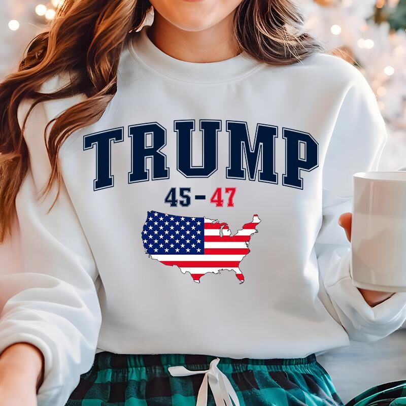 Trump 45 47 Sweatshirt - Etsy