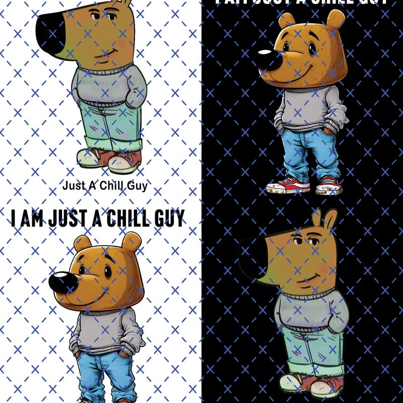 Just a Chill Guy - Etsy