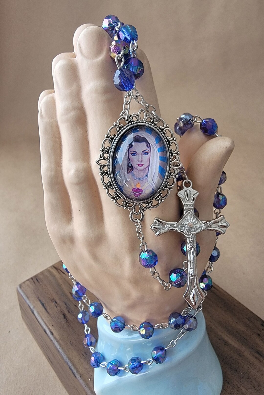 Lady Liz Taylor Rosary - Etsy