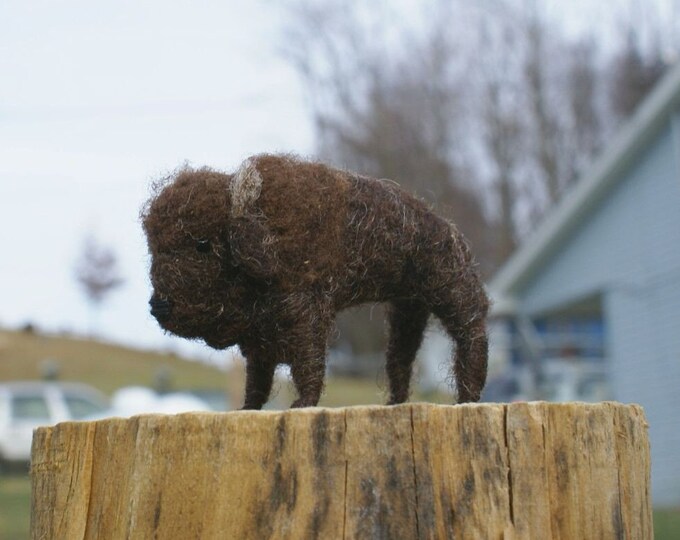 Tiny Buffalo - Needle Felted - Etsy