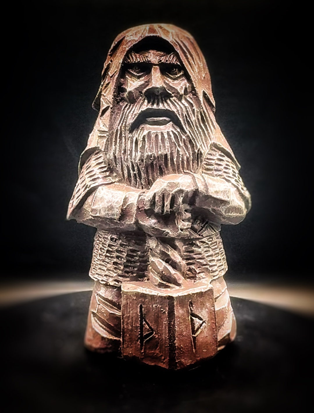 Carved Thor Altar Statue - Etsy