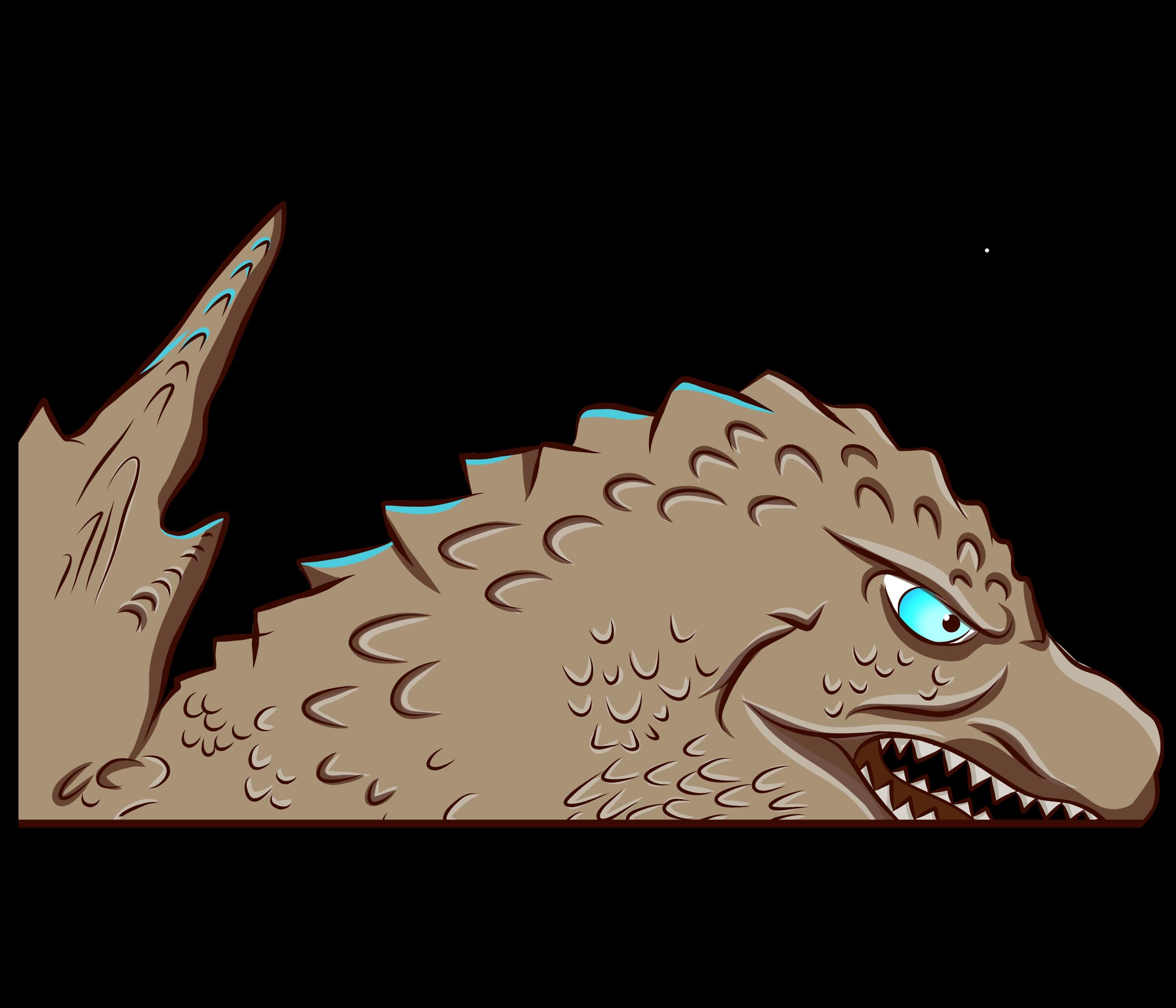 Godzilla Minus One Peeking Sticker - Etsy