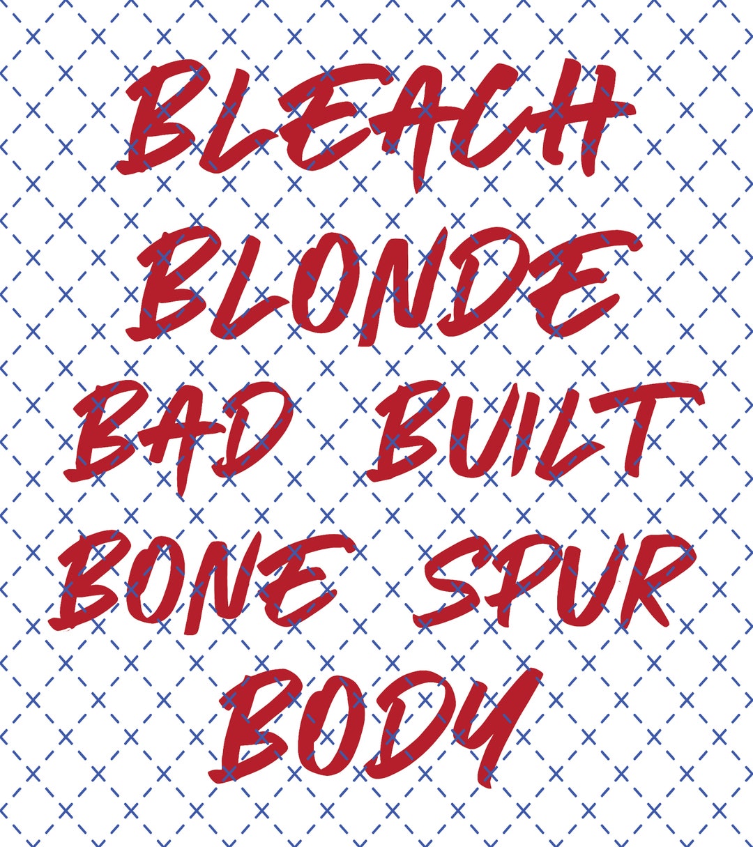 Bleach Blonde Bad Built Botched Body PNG, Digital File Png for Bleach ...