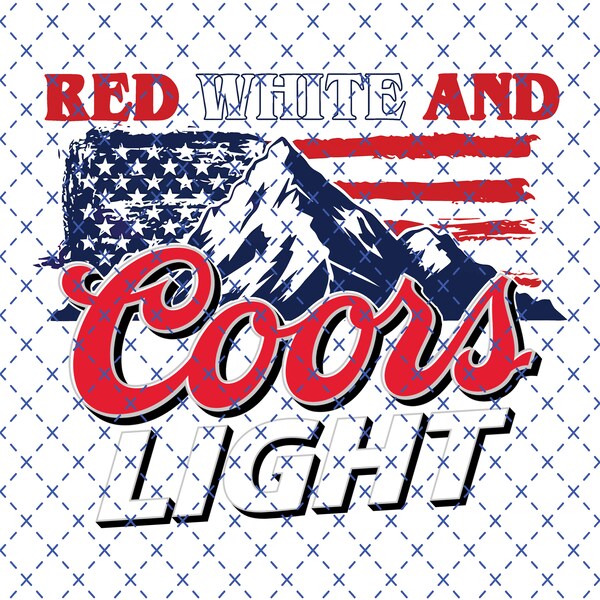Red White and Coors Light Shirt - Etsy