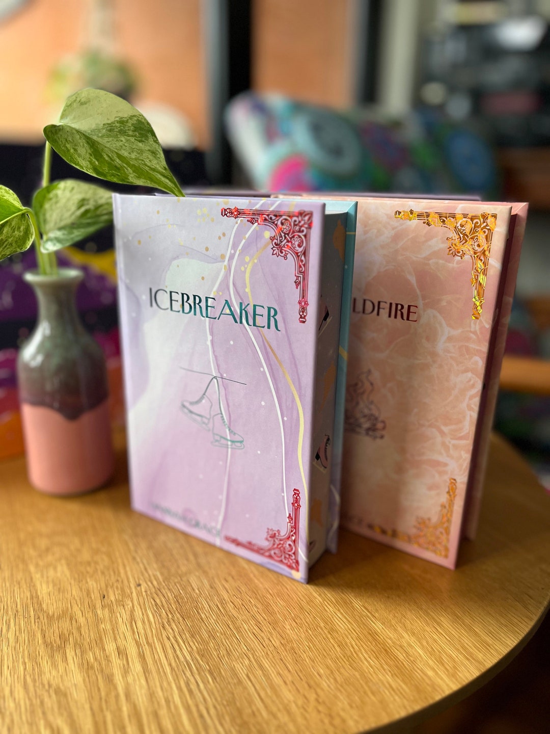 ICEBREAKER & WILDFIRE SET by Hannah Grace. Custom Rebind With Edge ...